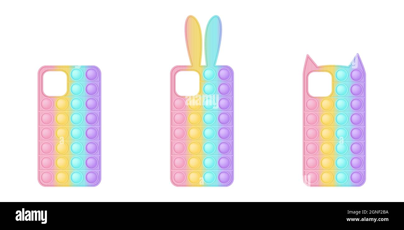 Cartoon phone covers Stock Vector Images - Alamy
