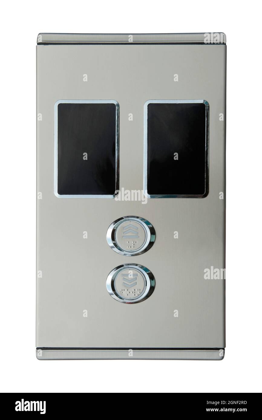 New manufacturing elevator control panel Stock Photo - Alamy