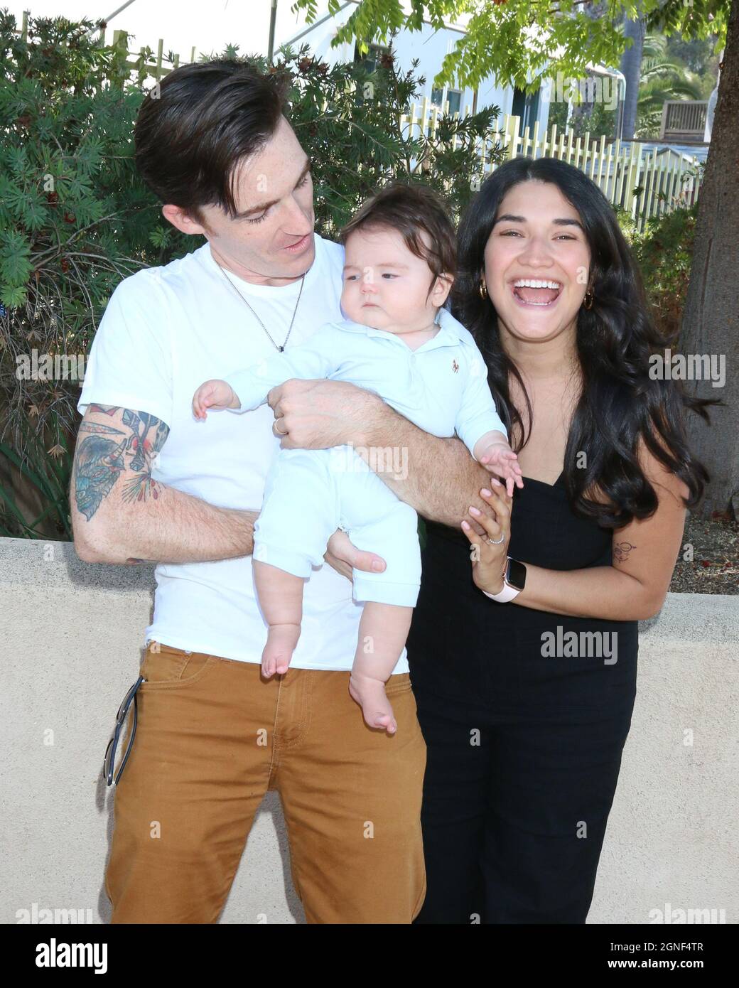 LOS ANGELES - SEP 24: Drake Bell, Son, Janet Bell at the 2021 Catalina ...