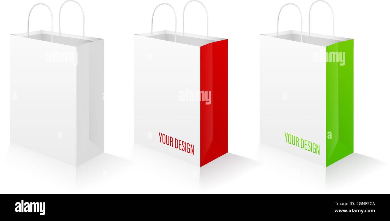 Paper bag illustration Stock Vector Image & Art - Alamy