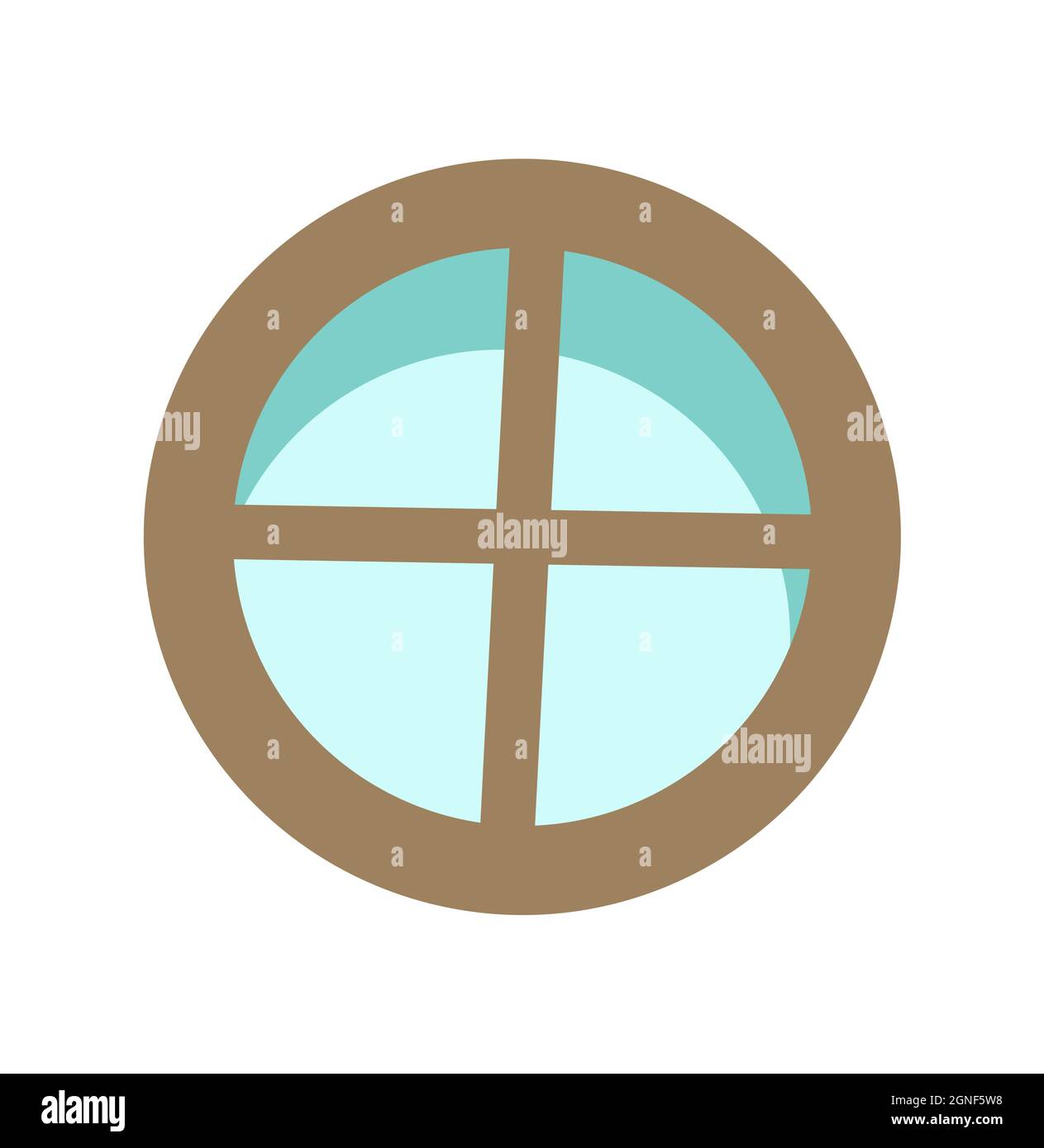 Wooden round buildings Stock Vector Images - Alamy