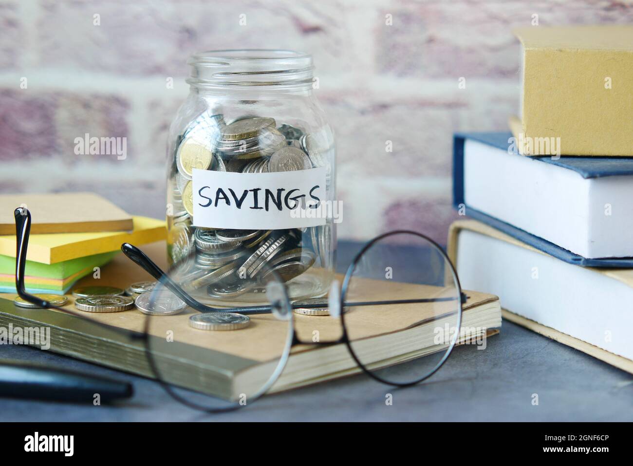the concept of saving for education Stock Photo - Alamy