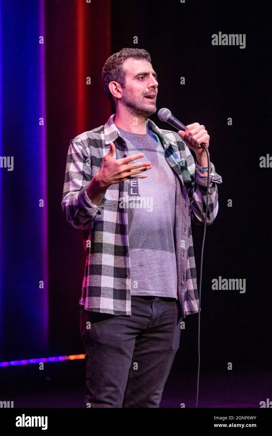 AUSTIN, TEXAS - SEPTEMBER 24: Sam Morril performs onstage during the ...
