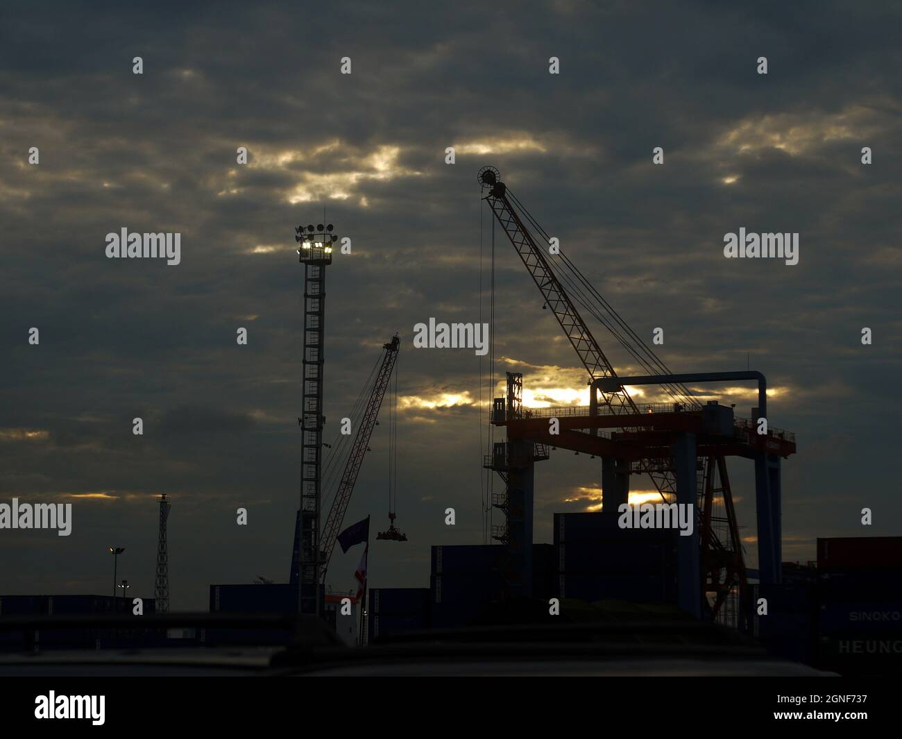 Tanjung priok harbour hi-res stock photography and images - Alamy