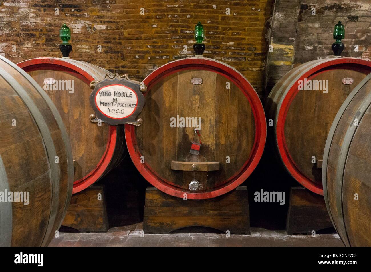 Montepulciano, Italy (14th September 2021) - Antique wine cellar with ...