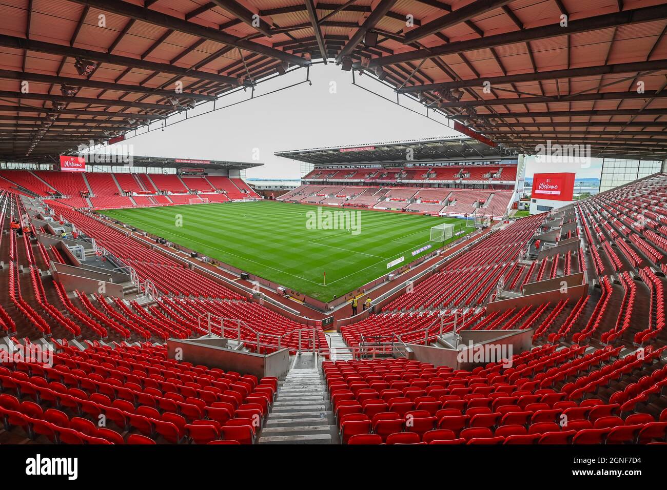 general view of bet365 Stadium, Home of Stoke City Stock Photo - Alamy