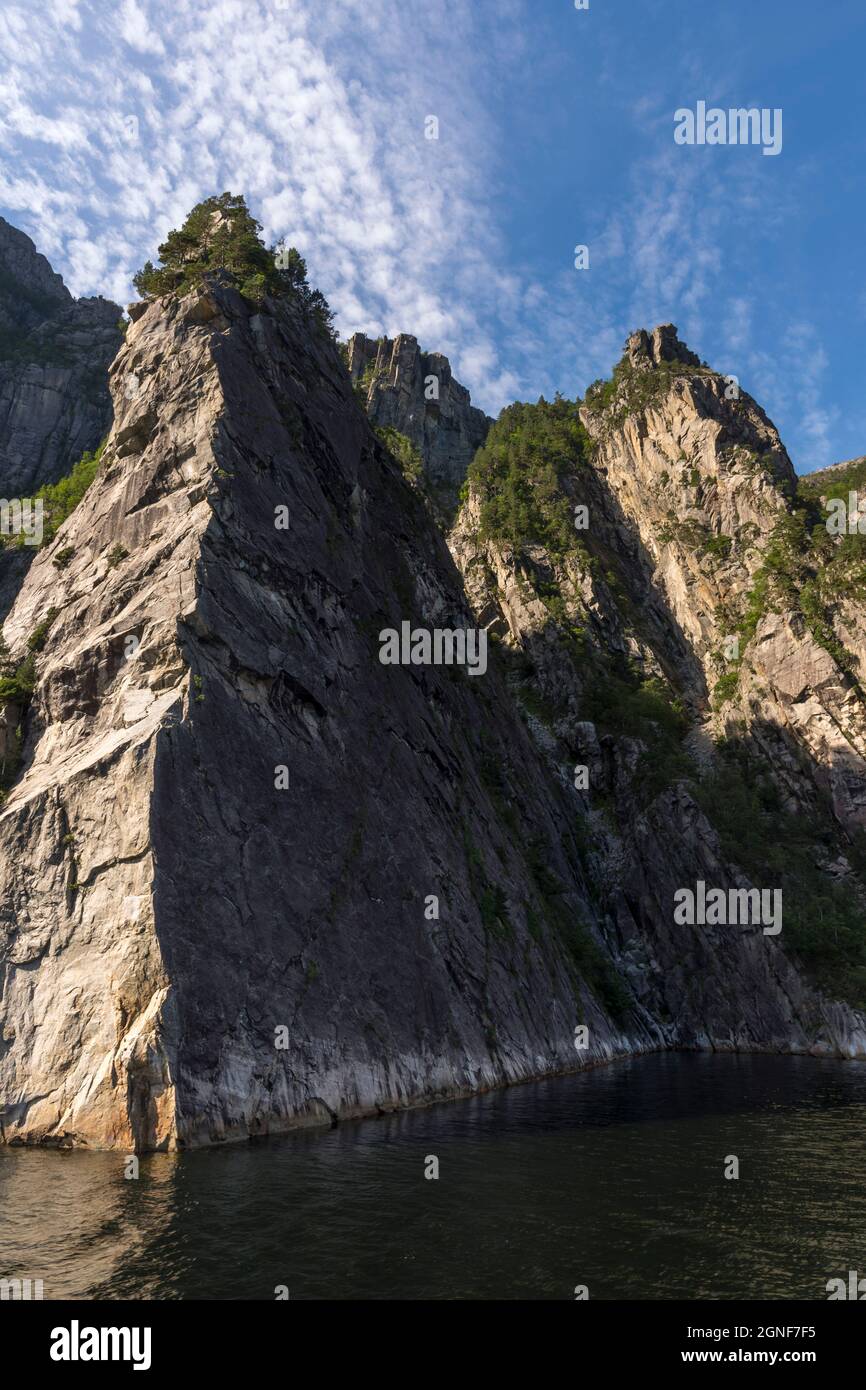 Preikestolen from below hi-res stock photography and images - Alamy