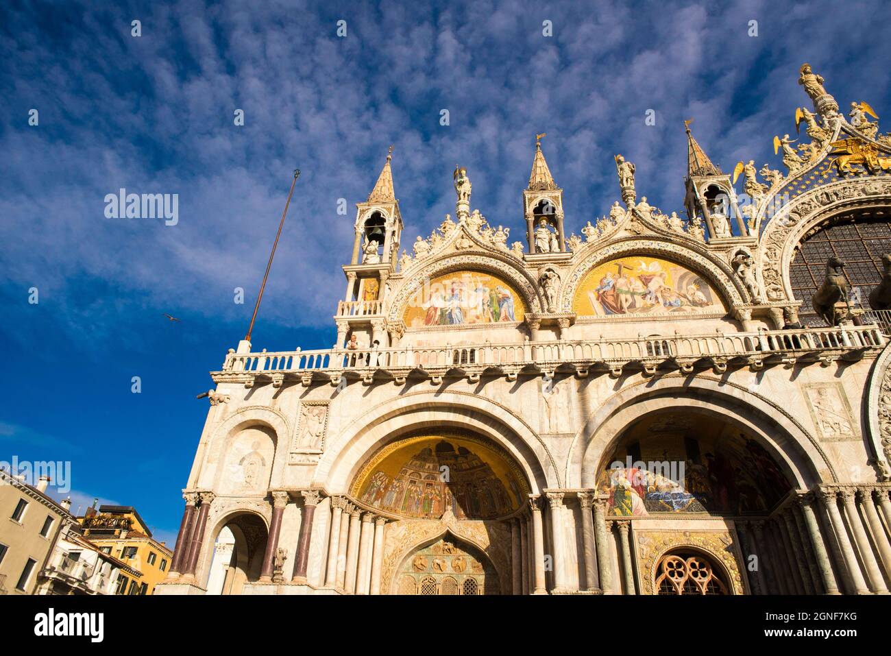 ITALY, VENETO REGION, VENICE, PLACE AND BASILICA SAN MARCO Stock Photo ...