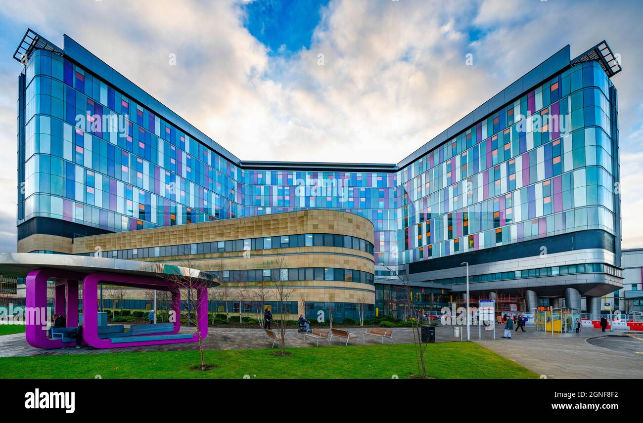 View of controversial new super hospital the Queen Elizabeth University ...