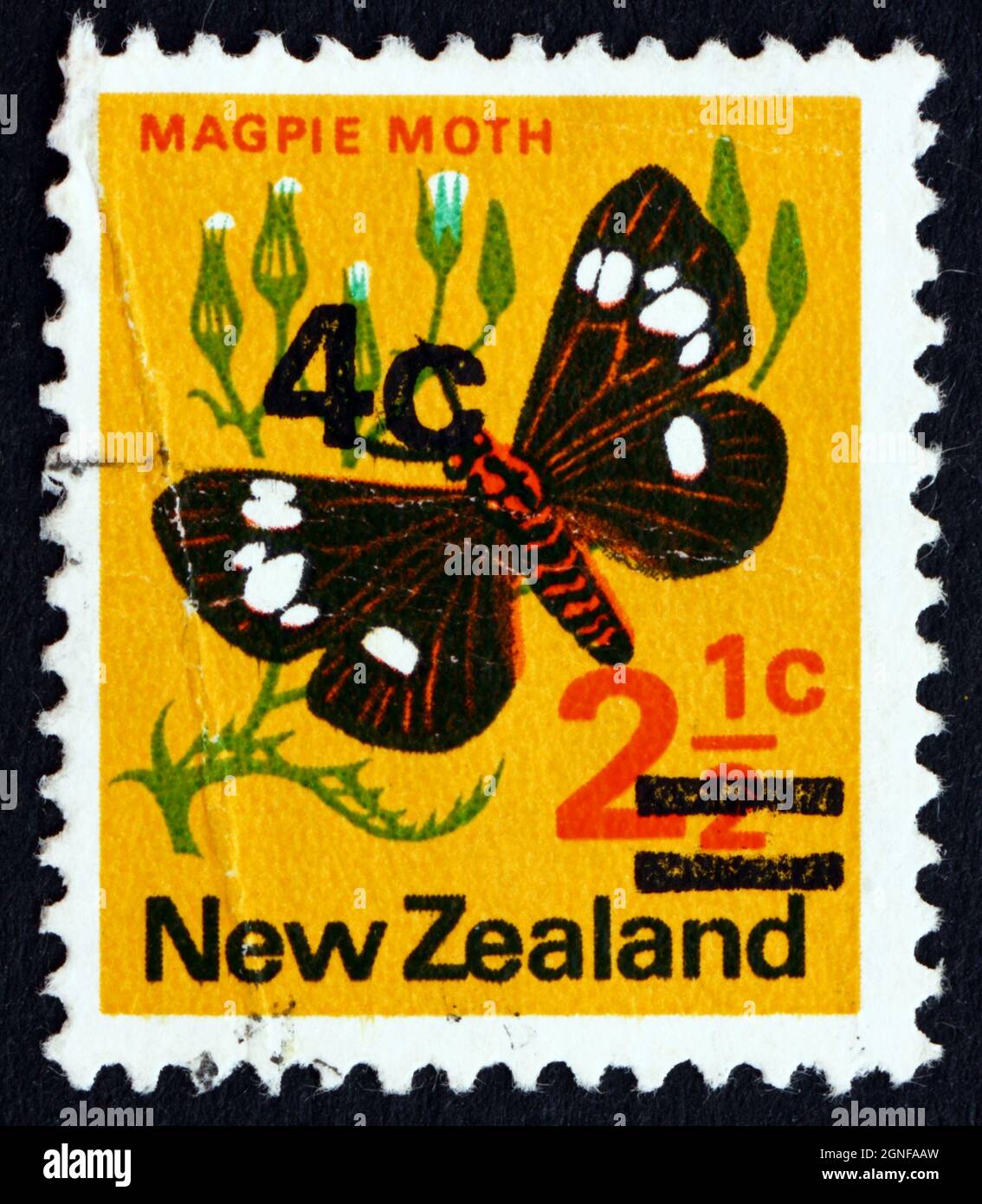 NEW ZEALAND - CIRCA 1971: a stamp printed in the New Zealand shows ...