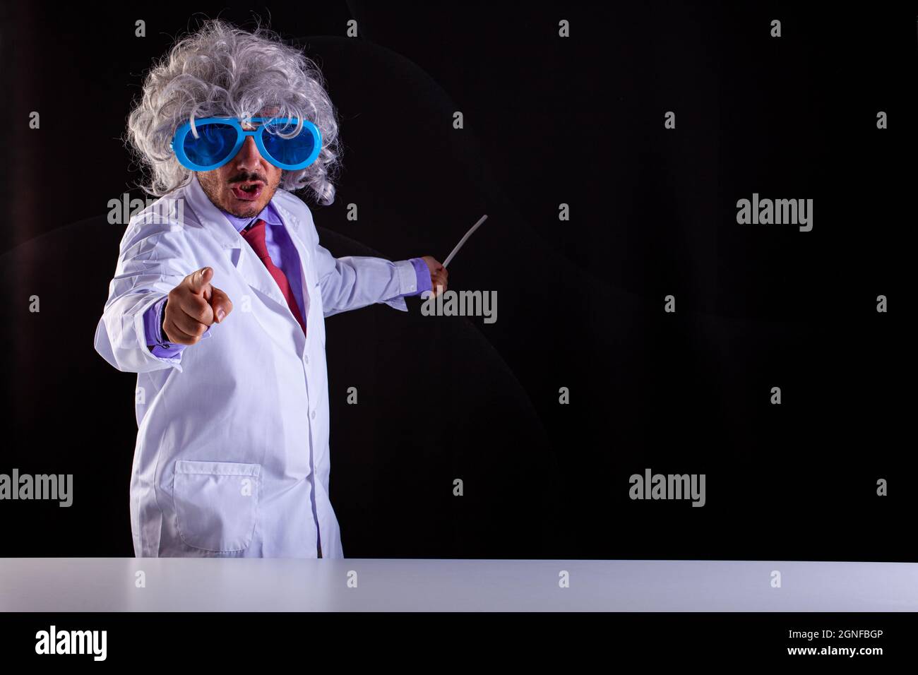 Angry professor student hi-res stock photography and images - Alamy