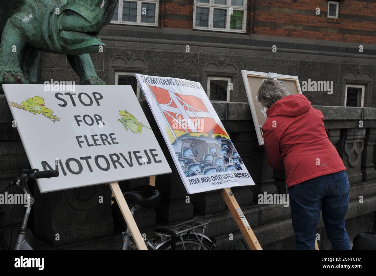 Copenhagen, Denmark.,25 September 2021 /Danes staged protest rally ...