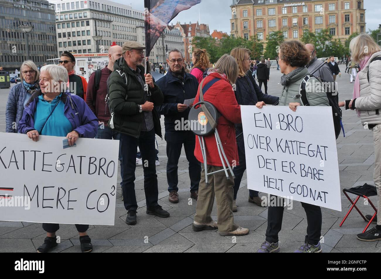 Copenhagen, Denmark.,25 September 2021 /Danes staged protest rally ...