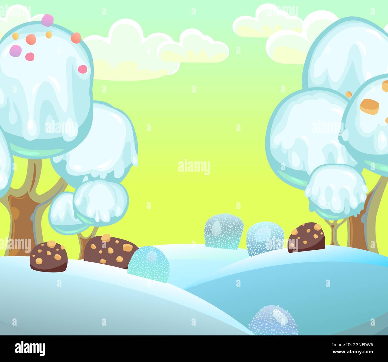 Snow on sticks Stock Vector Images - Alamy