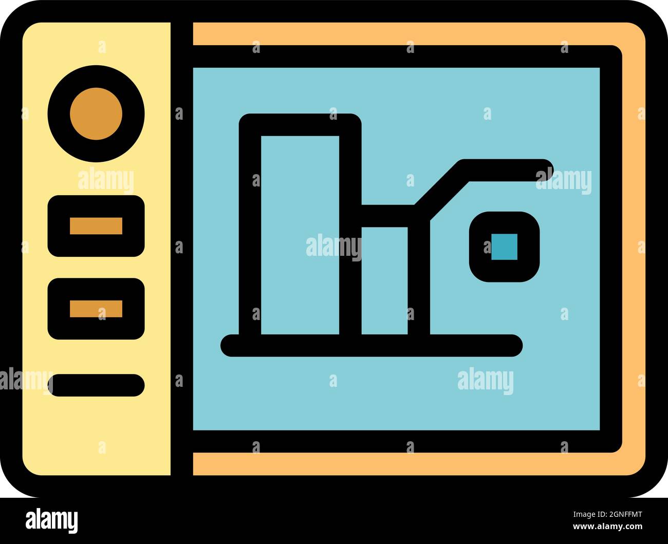 Website redesign icon. Outline website redesign vector icon color flat ...