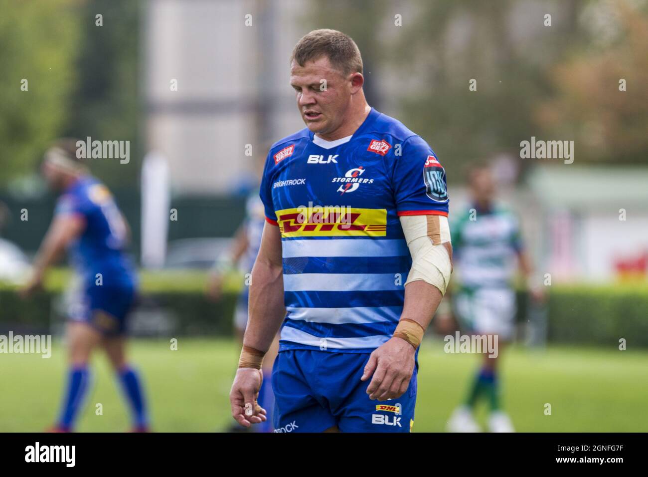 Monigo stadium, Treviso, Italy, September 25, 2021, Deon Furie during ...