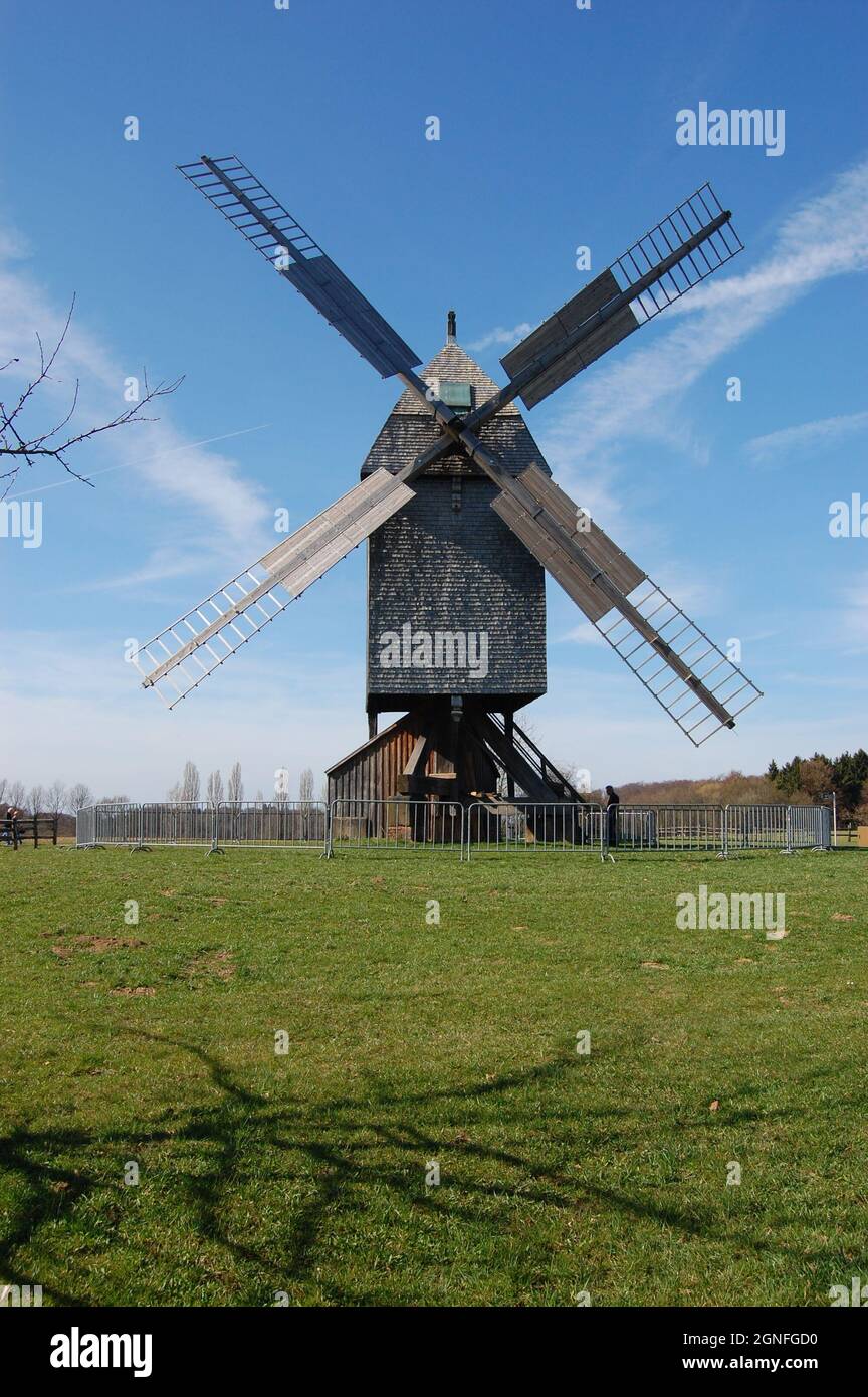 Bock windmill of the open air museum hi-res stock photography and ...