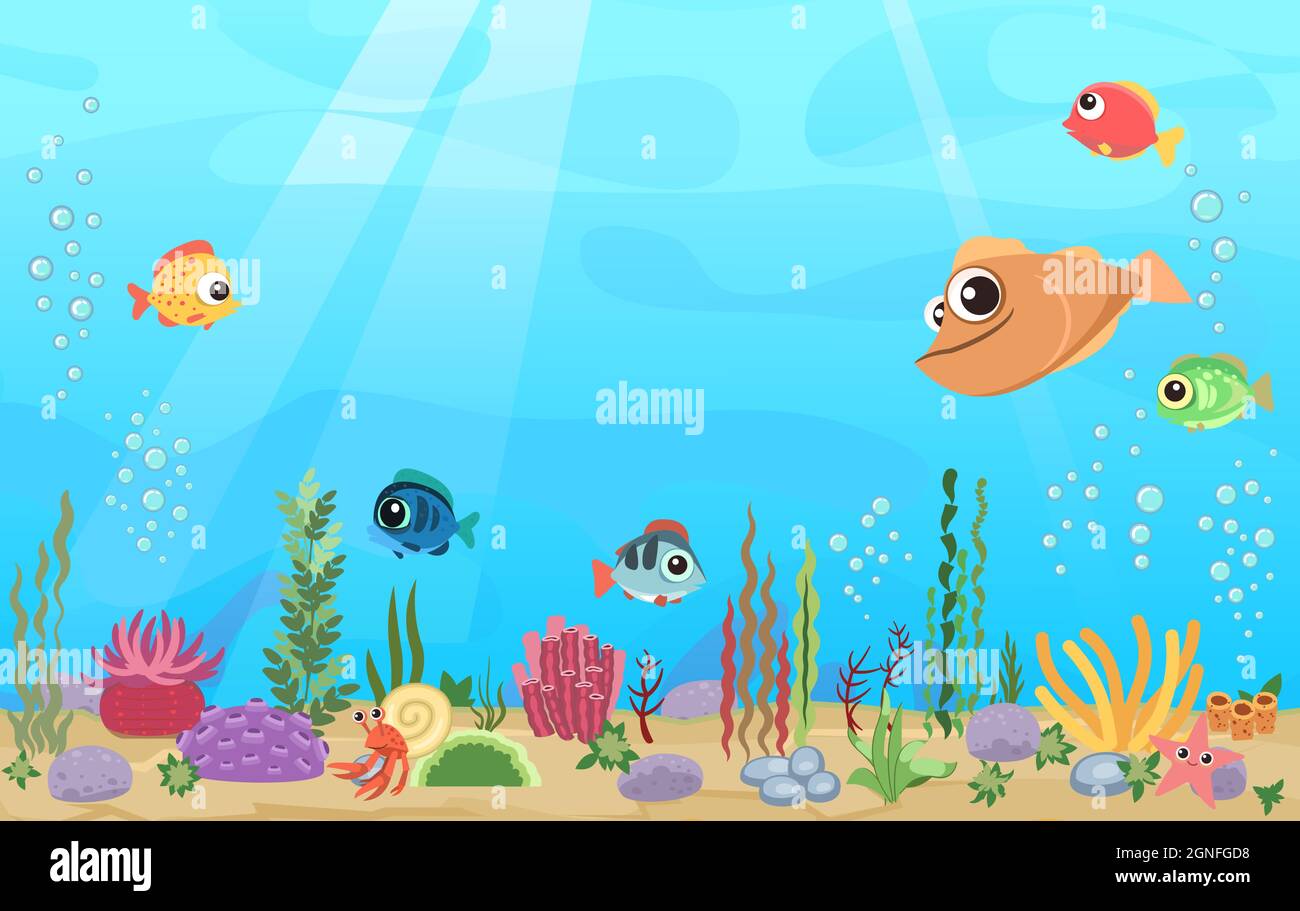 Fish In Water Animation