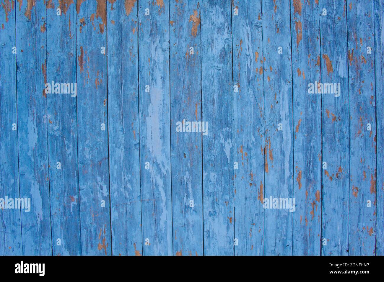 blue wood texture background, top view wooden plank panel, peeling ...