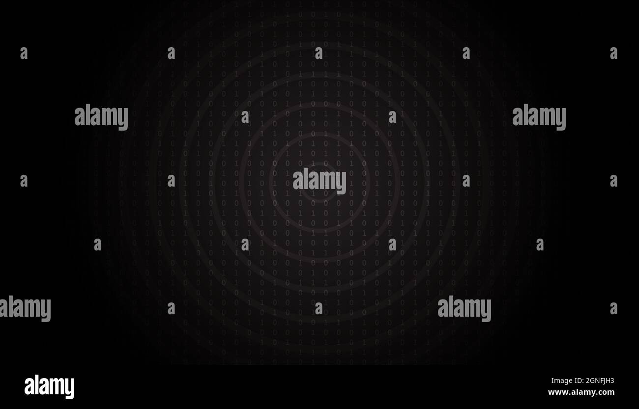 Binary code background. Data illustration. Matrix abstract concept ...