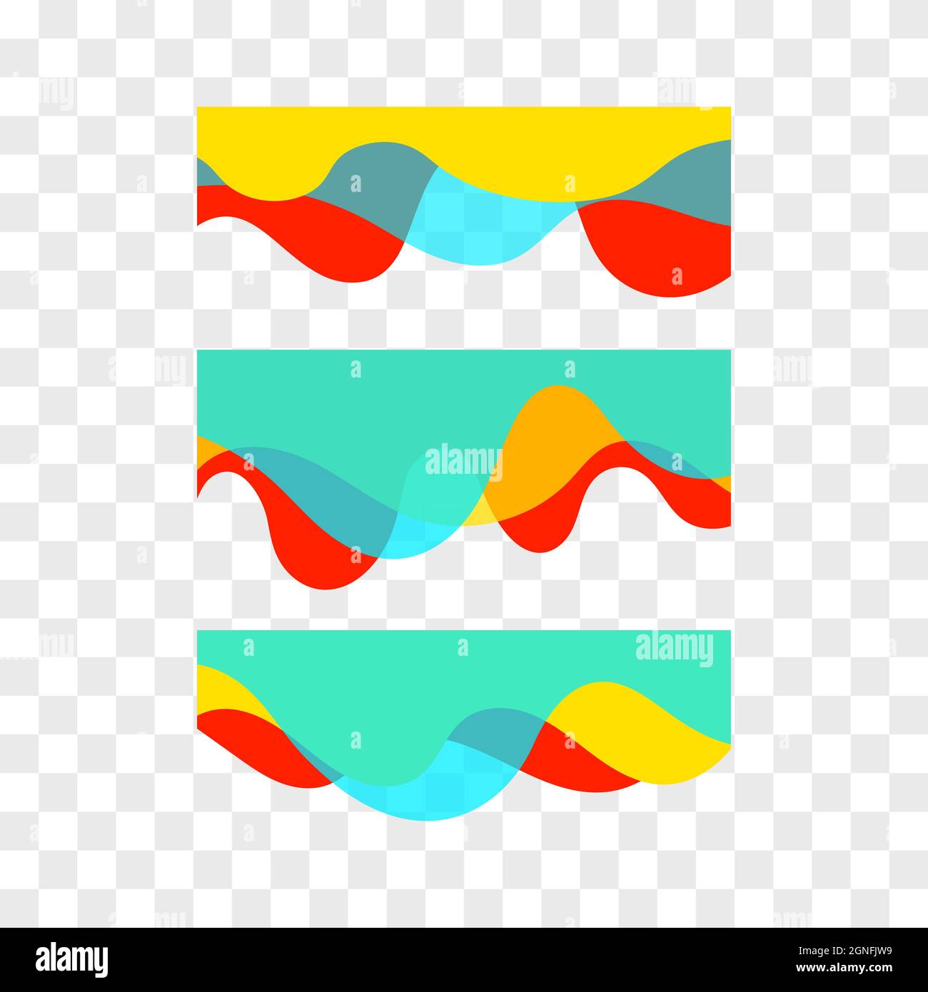 Wavy design element. Decor for brochure, banner, flyer. Fluid, color ...