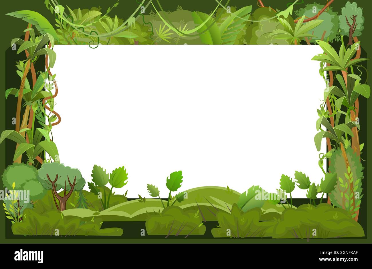 Lianas tropical rainforest Stock Vector Images - Alamy