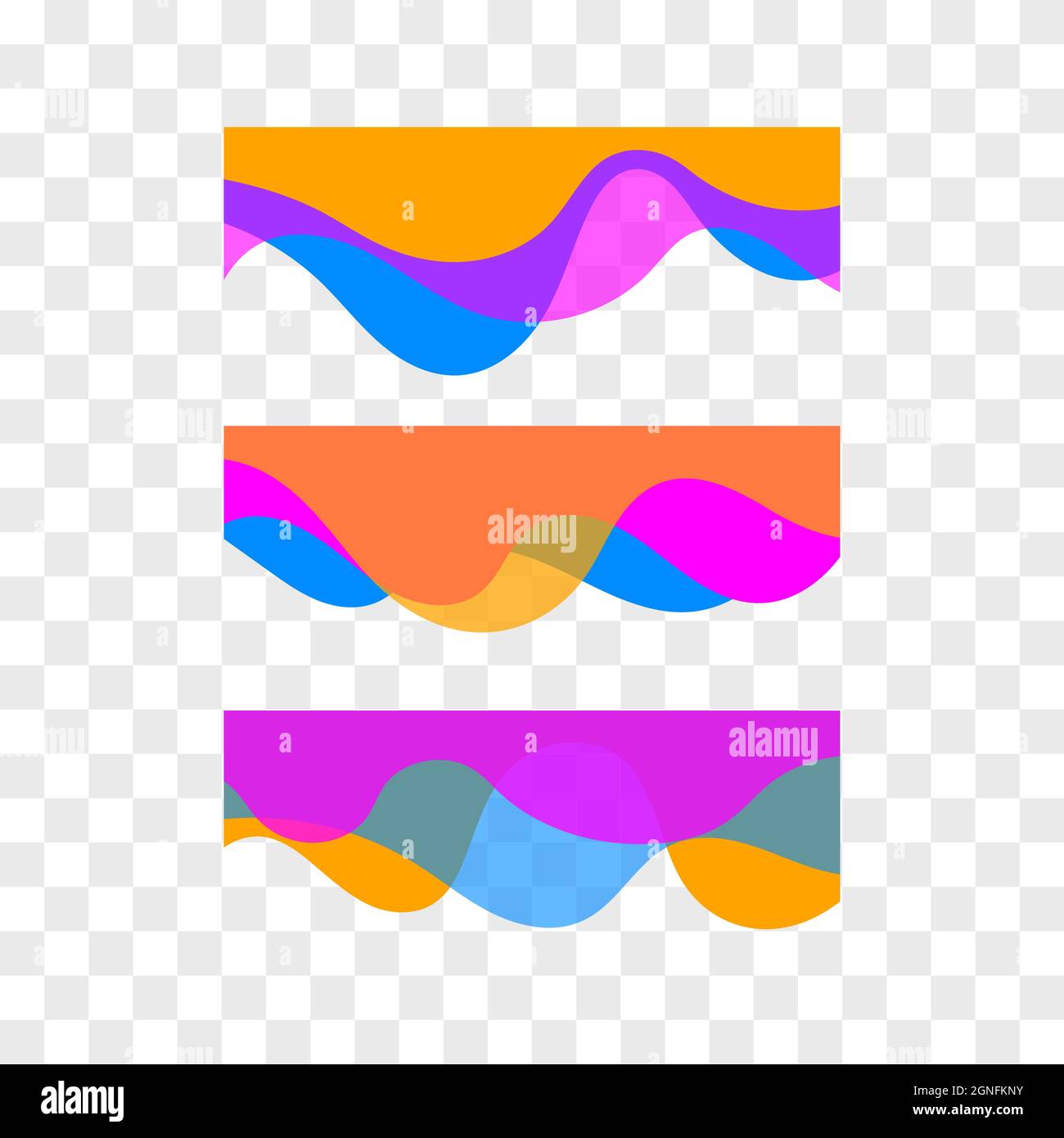 Wavy design element. Decor for brochure, banner, flyer. Fluid, color ...