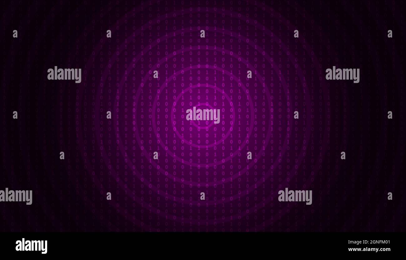 Binary Code Background Data Illustration Matrix Abstract Concept Digital Cyber Texture