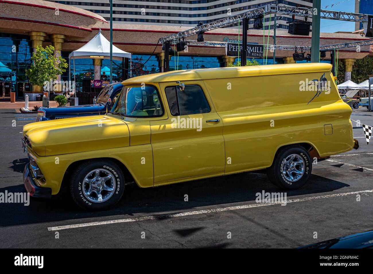 Reno, NV - August 3, 2021: 1960 Chevrolet Panel Truck at a local car ...