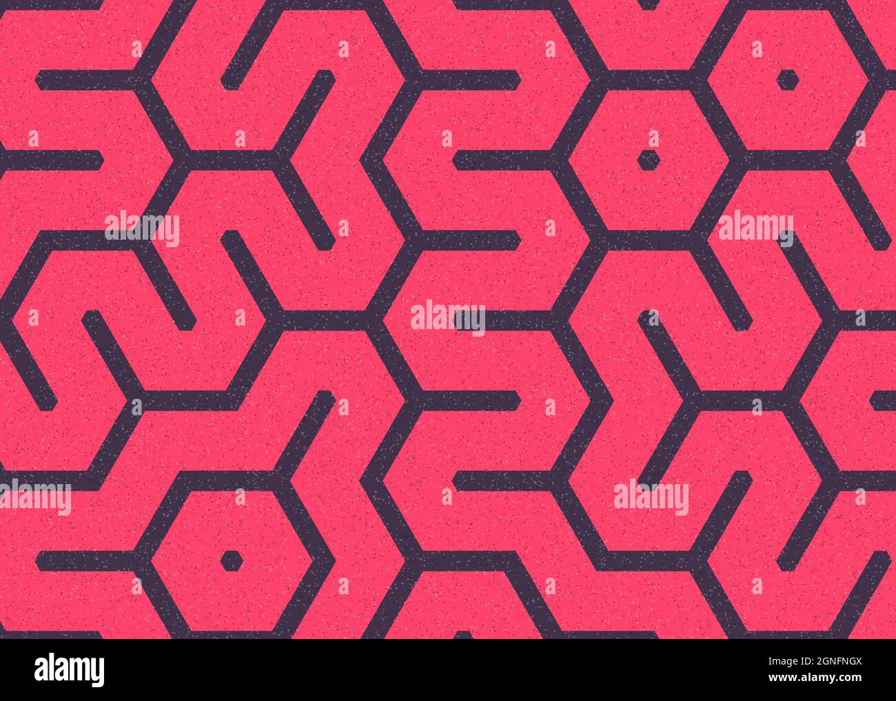 Computer-generated Hexagon Tile Connection art background design ...