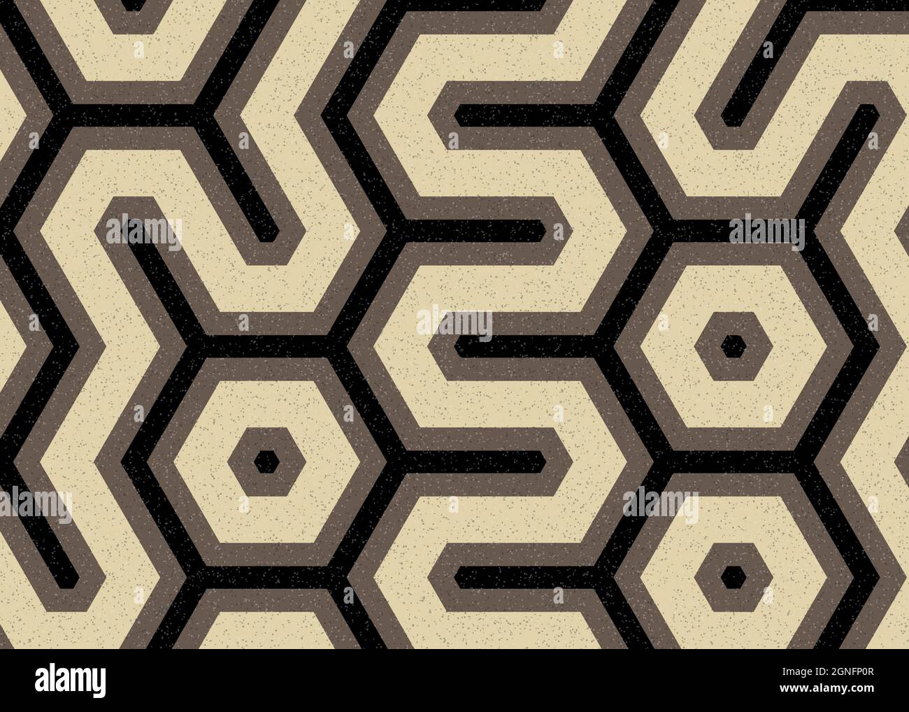 Computer-generated Hexagon Tile Connection art background design ...