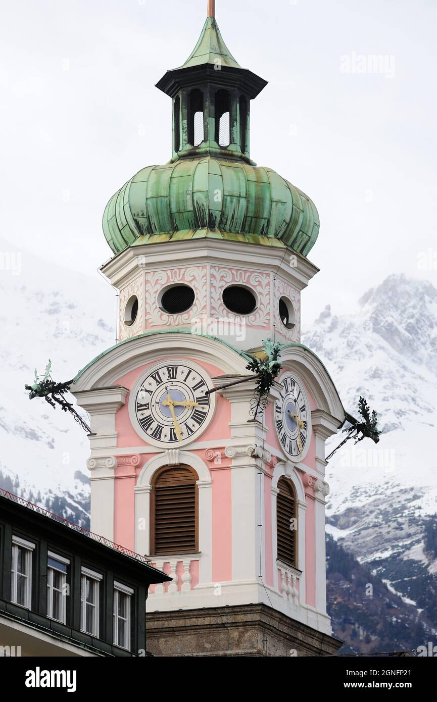 AUSTRIA. TYROL. INNSBRUCK. BELL TOWER Stock Photo - Alamy