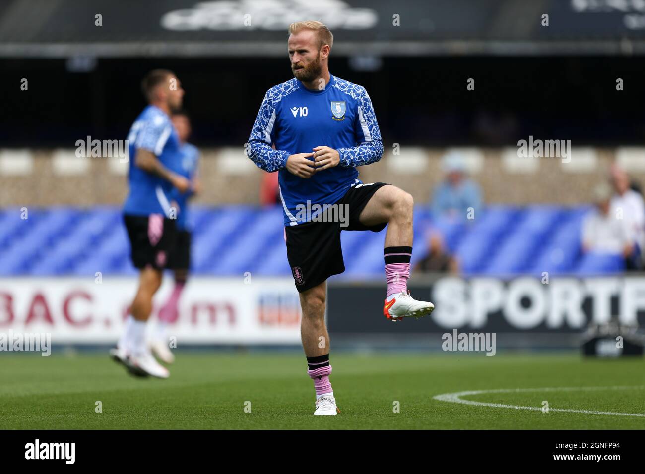 Barry Bannan #10 of Sheffield Wednesday during the warm up Stock Photo ...