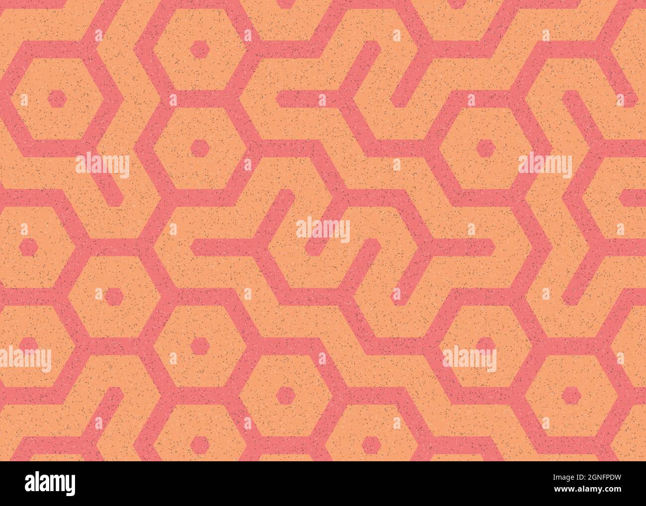 Computer-generated Hexagon Tile Connection art background design ...