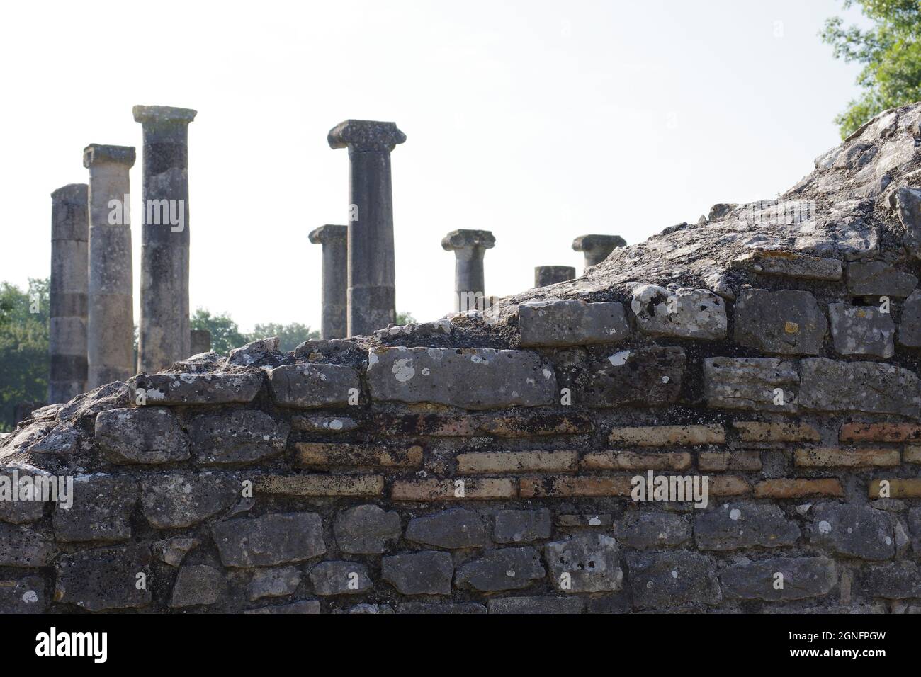 Sepino - Molise - Italy - Archaeological site of Altilia: The structure ...