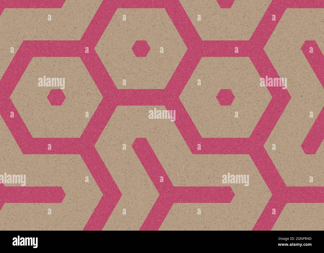 Computer-generated Hexagon Tile Connection art background design ...