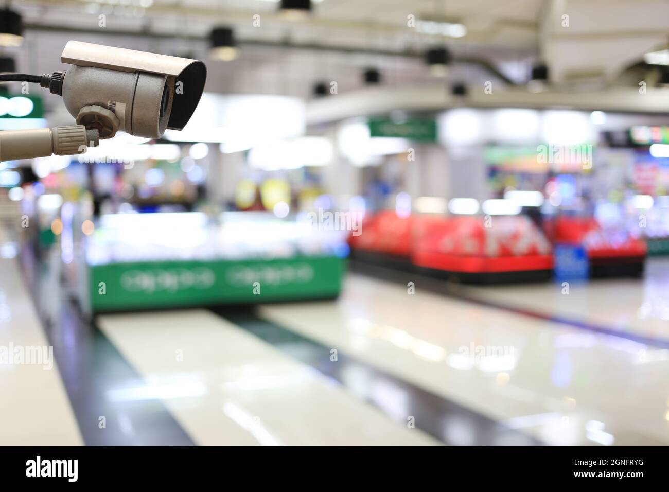 CCTV tool in Shopping mall Equipment for security systems and have copy ...