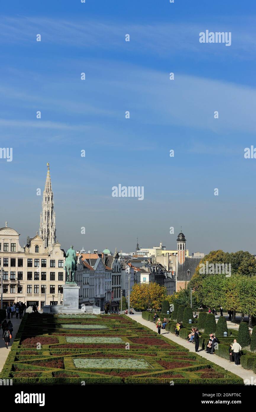 BELGIUM, TOWN OF BRUSSELS, DISTRICT OF CENTRE CALLED THE PENTAGON ...