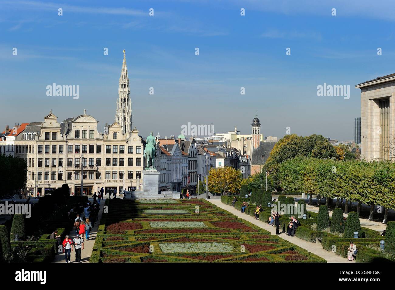 BELGIUM, TOWN OF BRUSSELS, DISTRICT OF CENTRE CALLED THE PENTAGON ...