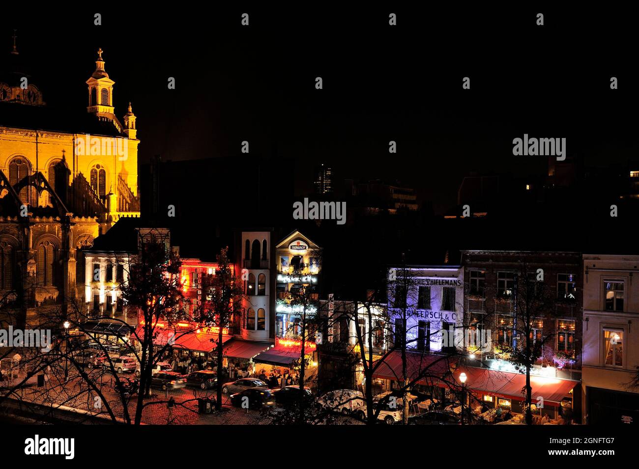 BELGIUM, TOWN OF BRUSSELS, DISTRICT OF CENTRE CALLED THE PENTAGON, FISH ...