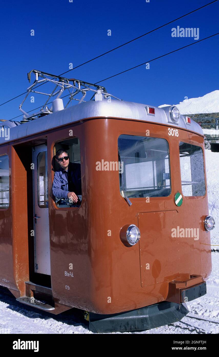 Gornergrat rack railway hi-res stock photography and images - Alamy