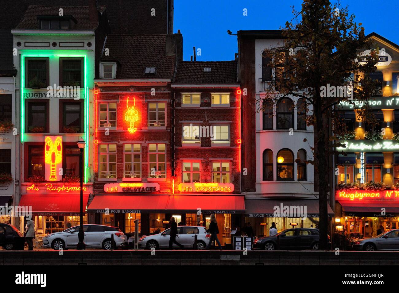 BELGIUM, TOWN OF BRUSSELS, DISTRICT OF CENTRE CALLED THE PENTAGON, FISH ...