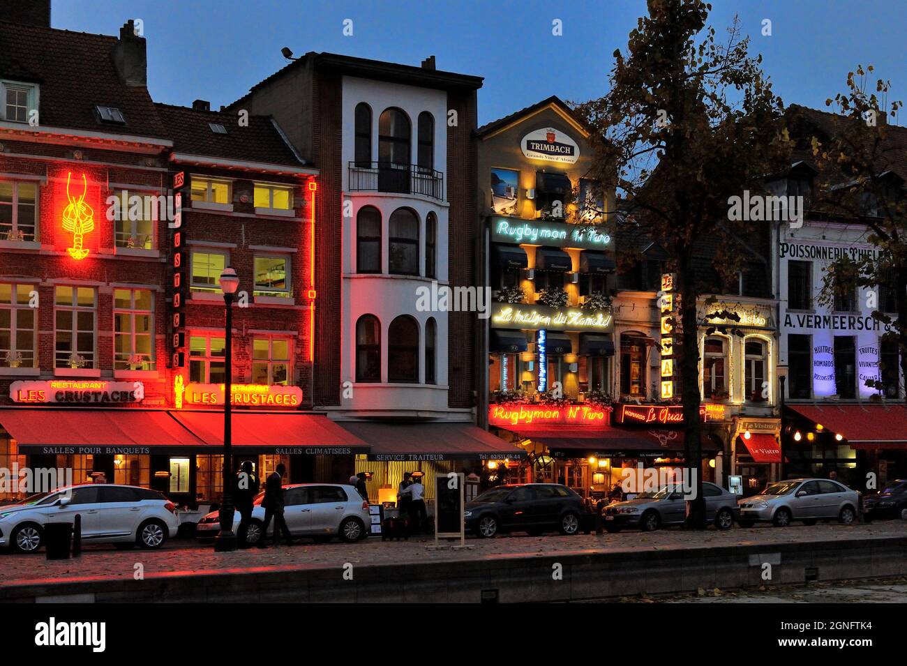 BELGIUM, TOWN OF BRUSSELS, DISTRICT OF CENTRE CALLED THE PENTAGON, FISH ...