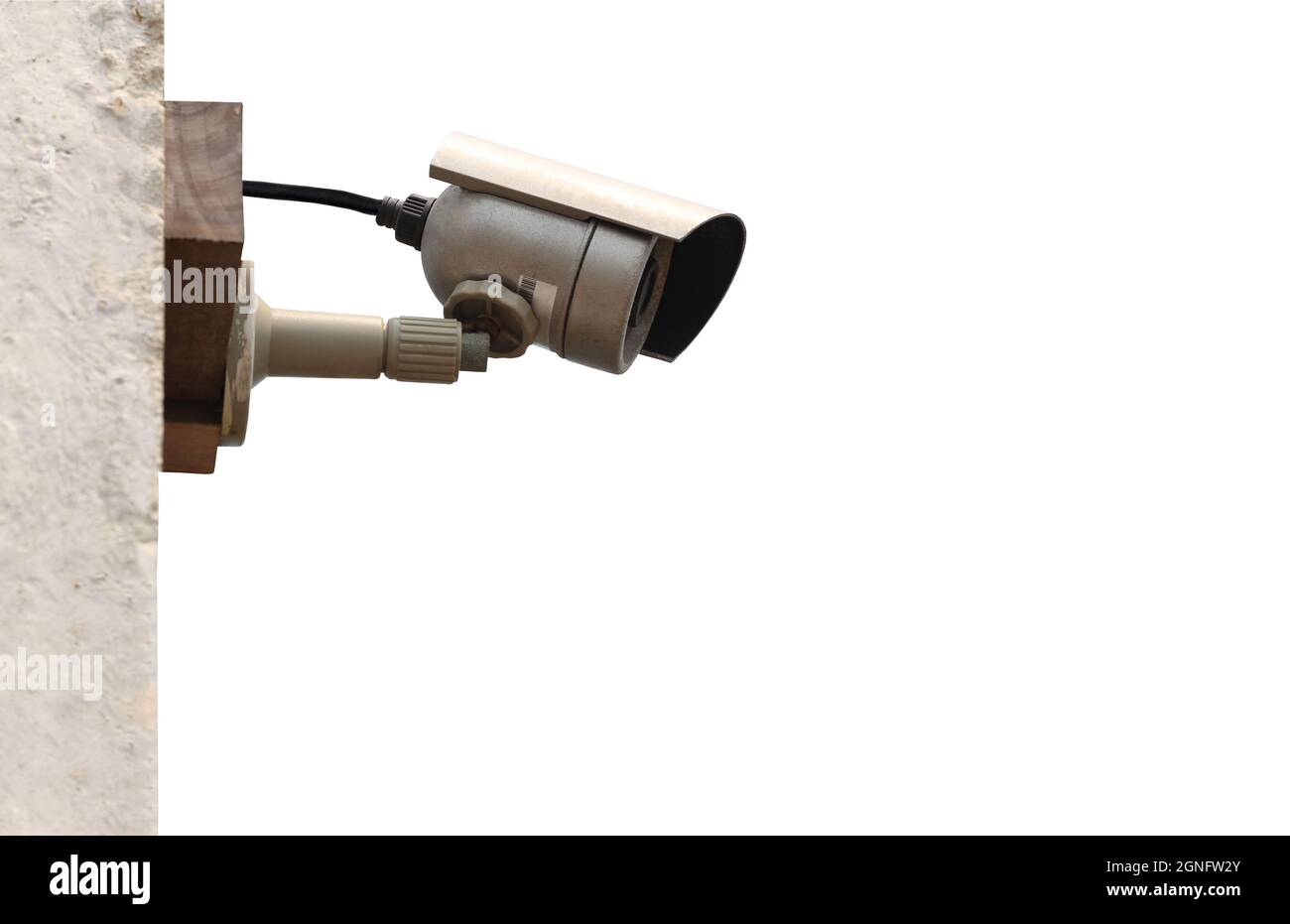 CCTV Camera tool isolated on white background and have clipping paths ...