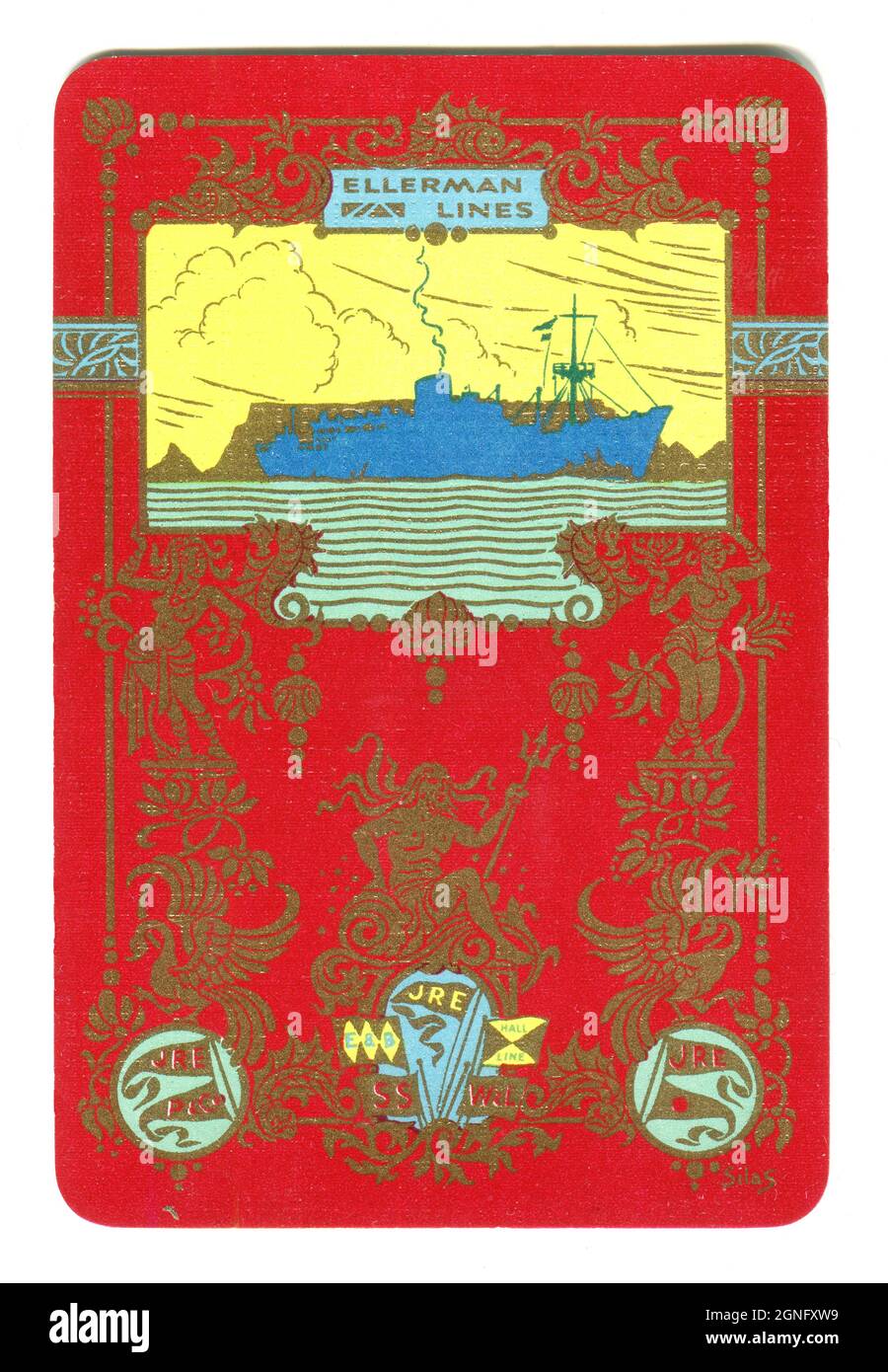 Shipping company flags Cut Out Stock Images & Pictures - Alamy