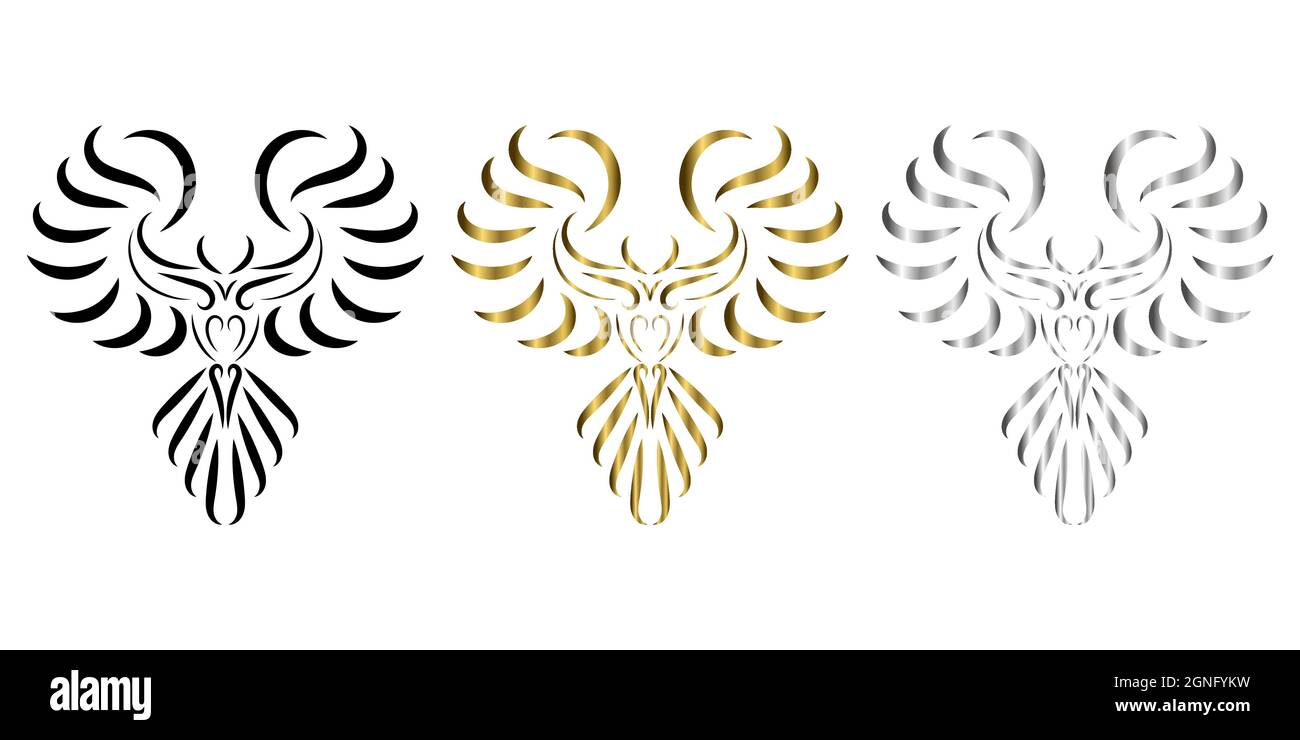 Tribal Phoenix Color
