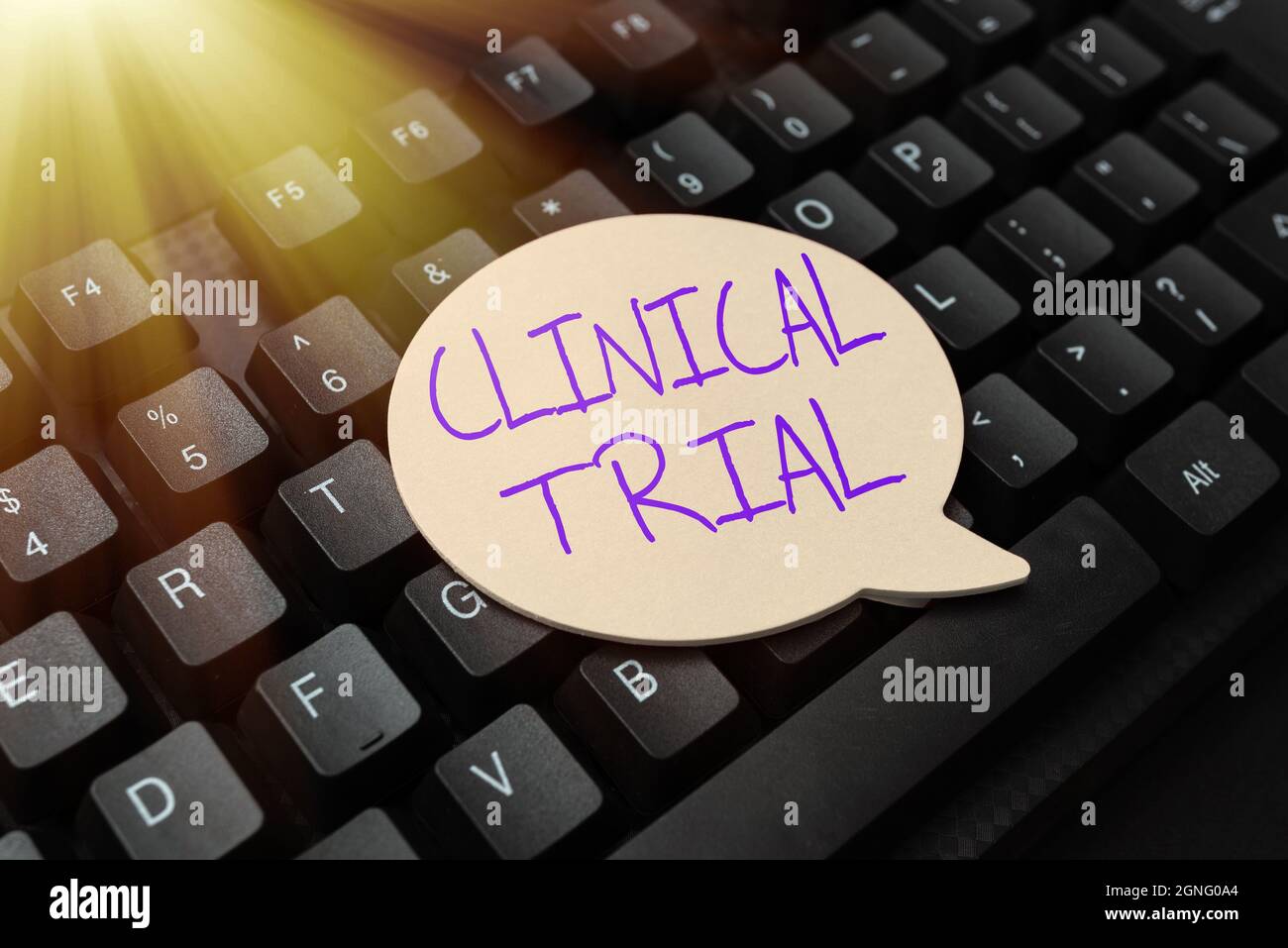 Text showing inspiration Clinical Trial, Word Written on trials to ...