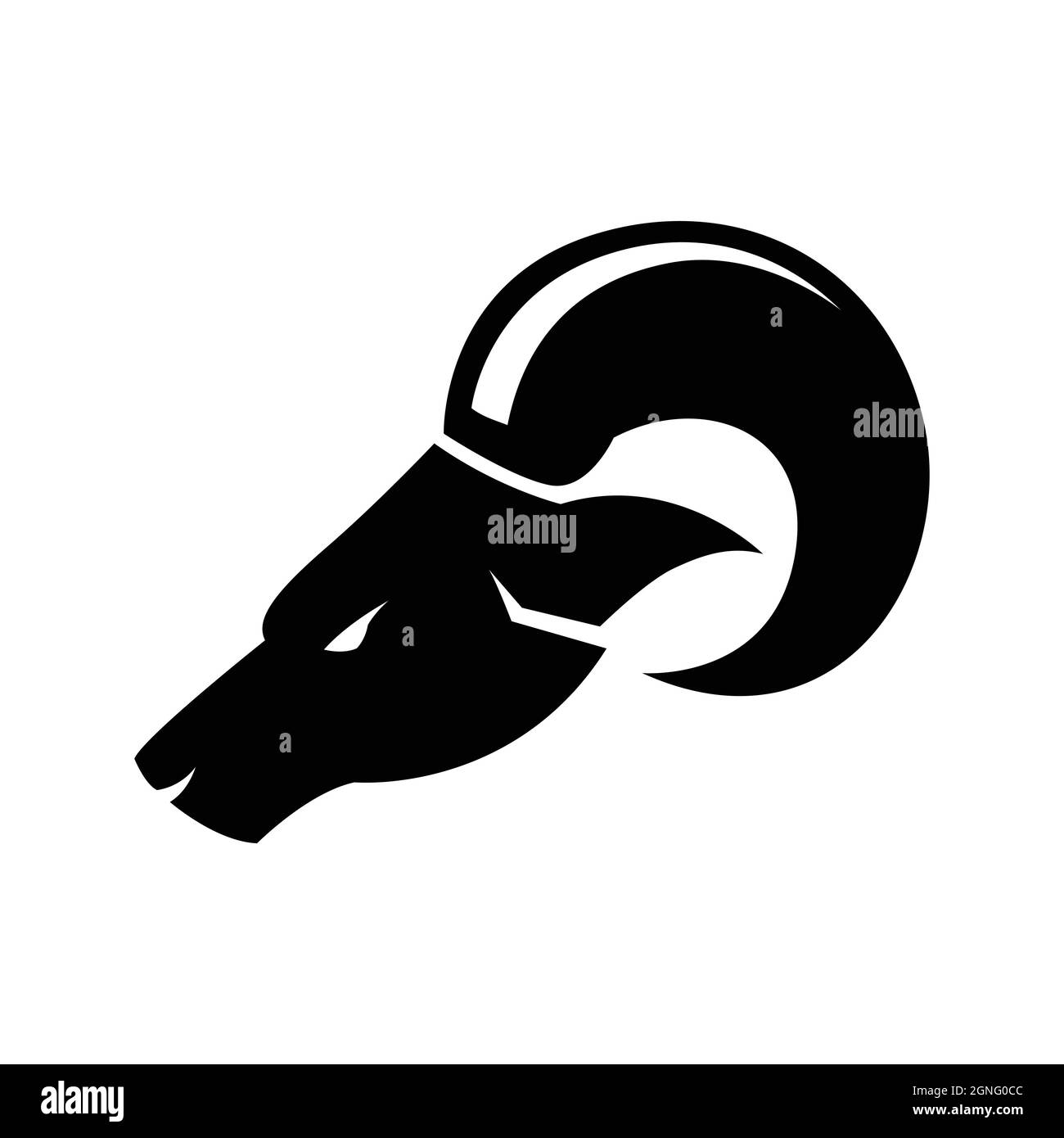 Ram Head Silhouette