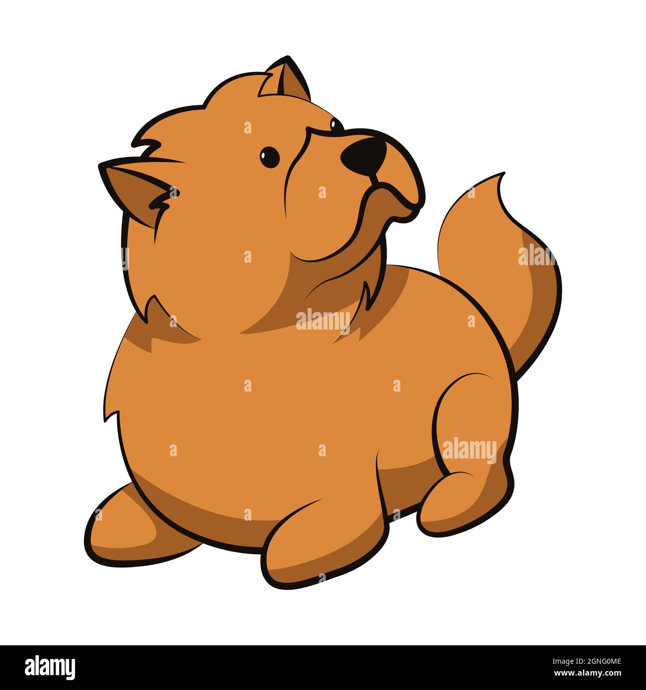 Chow silhouette Cut Out Stock Images & Pictures - Alamy