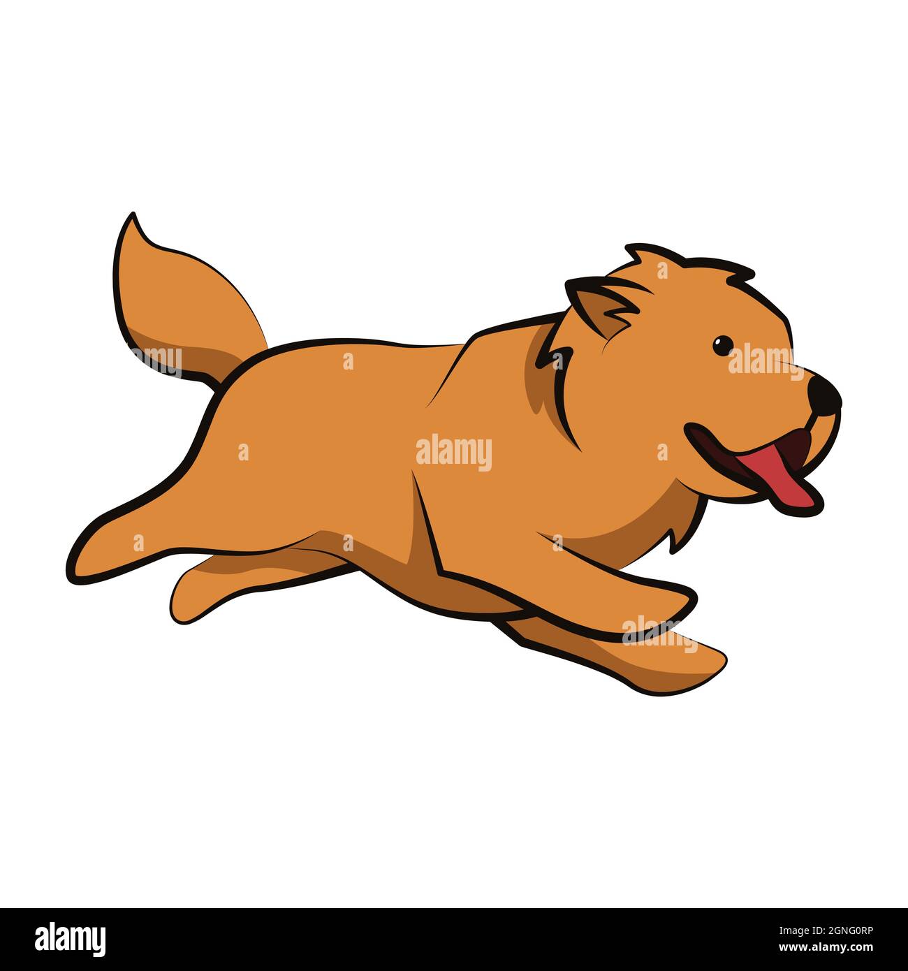 chow chow dog cute cartoon flat design Stock Vector Image & Art - Alamy